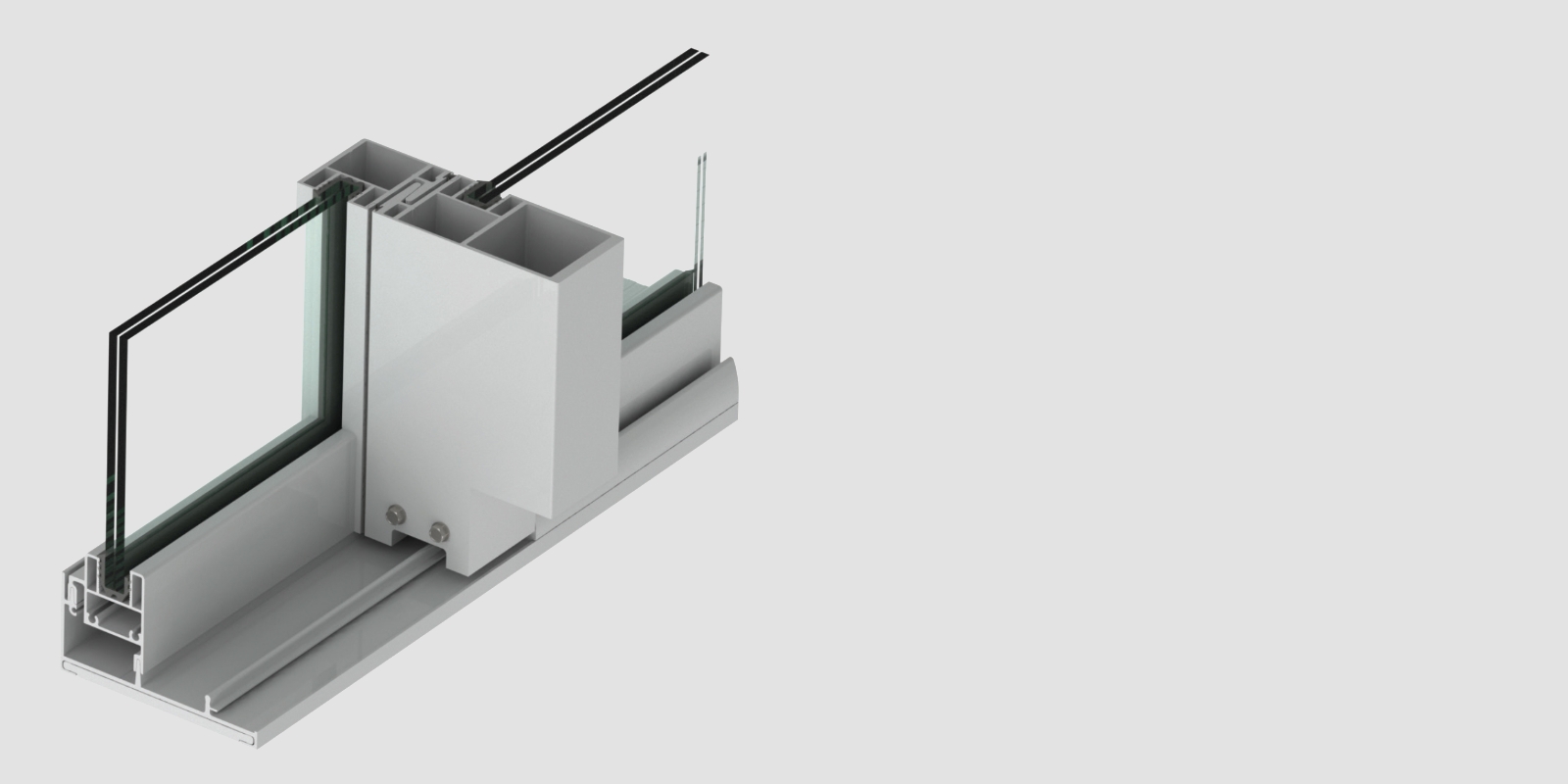 Unitized sliding glass doors - Epsylon