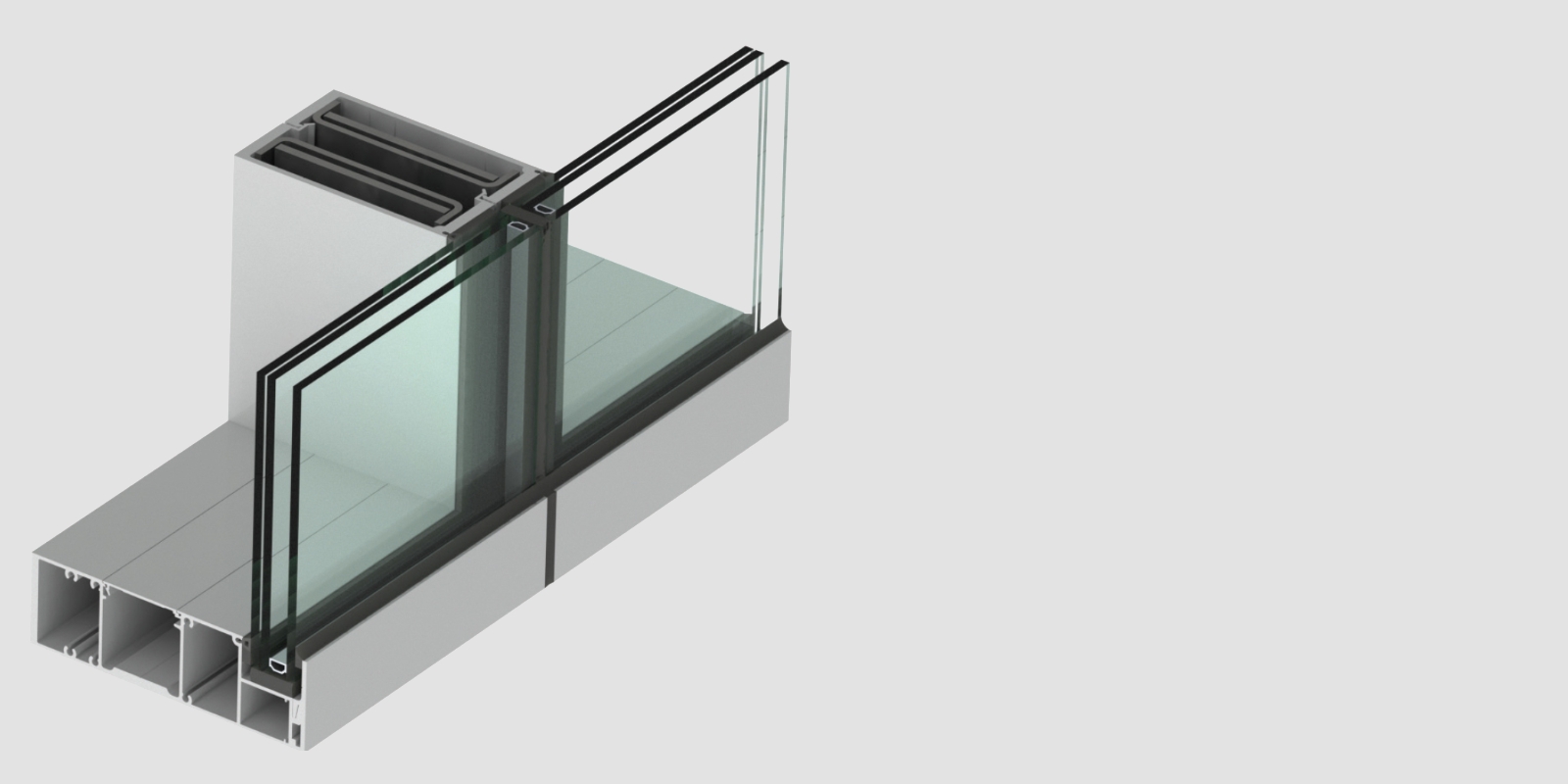 Unitized window walls - Epsylon